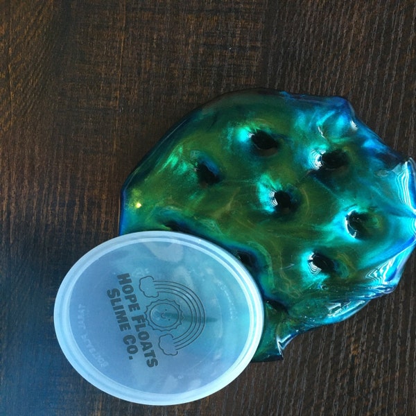 EARTH Colorshift Chameleon Blue Green Pigment Slime - Etsy