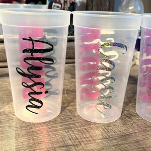 Birthday Cups Personalized With Name Reusable Keepsake for - Etsy