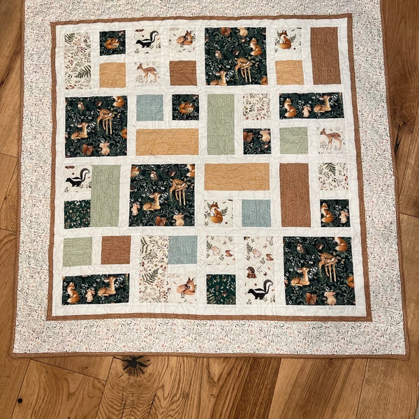 Quilt Kit--little Fawn and Friends--40x40 - Etsy