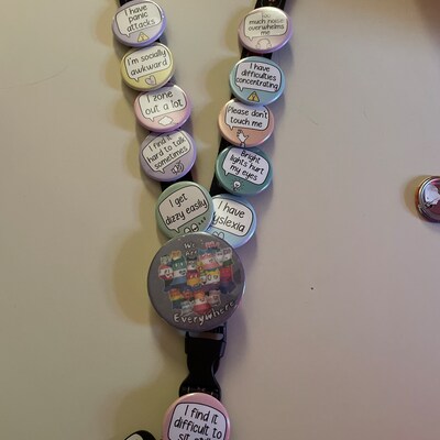 I Am Hyperverbal Badge Pin Autism Verbal Pin Talking Badge - Etsy