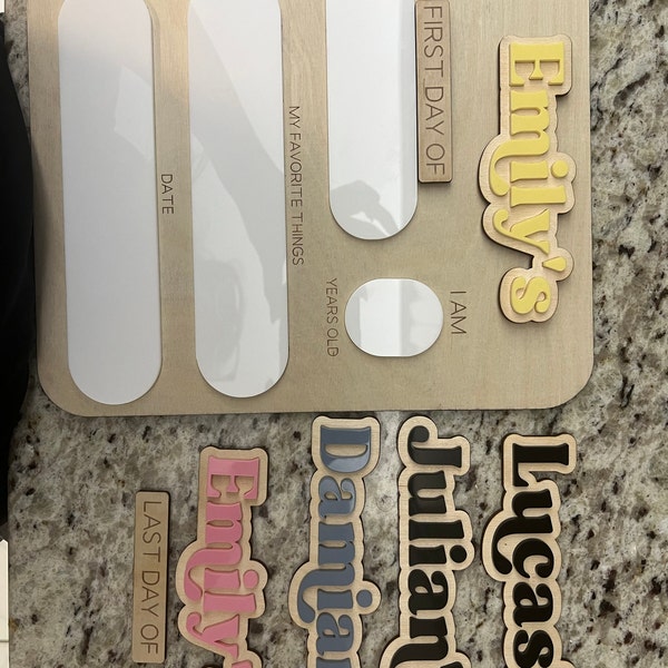 First Day of School Sign | Back to School Sign | First and Last Day ...