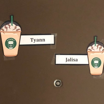 The Coffee Shop Door Decoration - Etsy