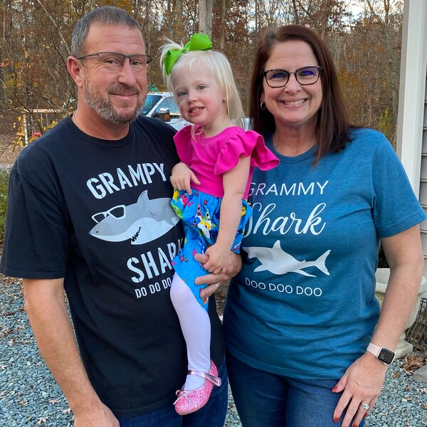 Grammy Shark Shirt Unisex, Grandma Shark, Grandma Shirt, Shark Family ...