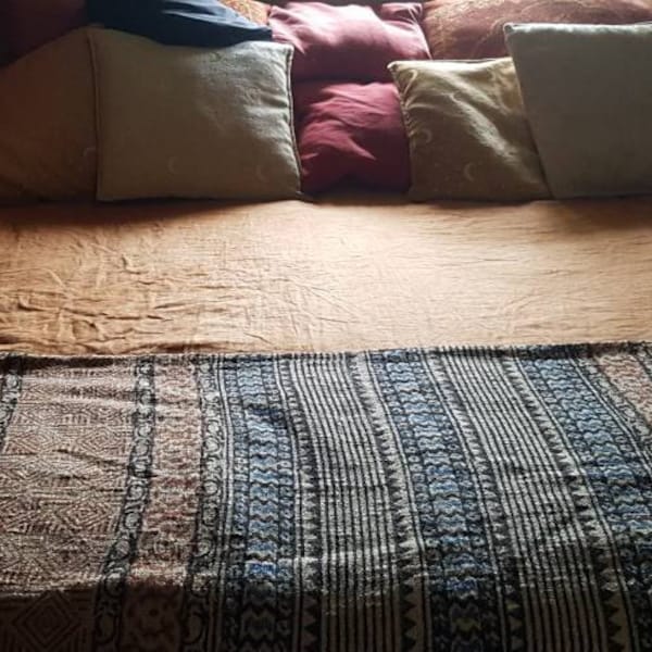 Indian Soft Cotton Throws Blankets Indian Classic Hand Printed Throws ...