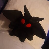 Moth Plush Black and Red made to Order - Etsy Canada