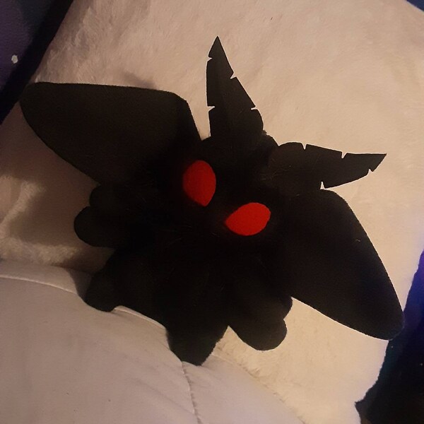 Moth Plush - Black and Red (made to Order) - Etsy