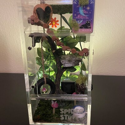 ORIGINAL Modular Spider Enclosure 4 X 4 X 8, Jumping Spider Home ...
