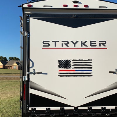 Tattered Flag Moonroof Decal HUGE Vinyl Decal Custom Size or - Etsy