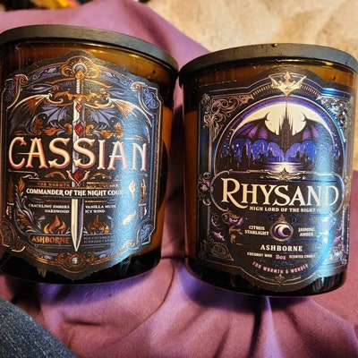 Rhysand ACOTAR Inspired Scented Candle Citrus, Jasmine, Sea, Amber ...
