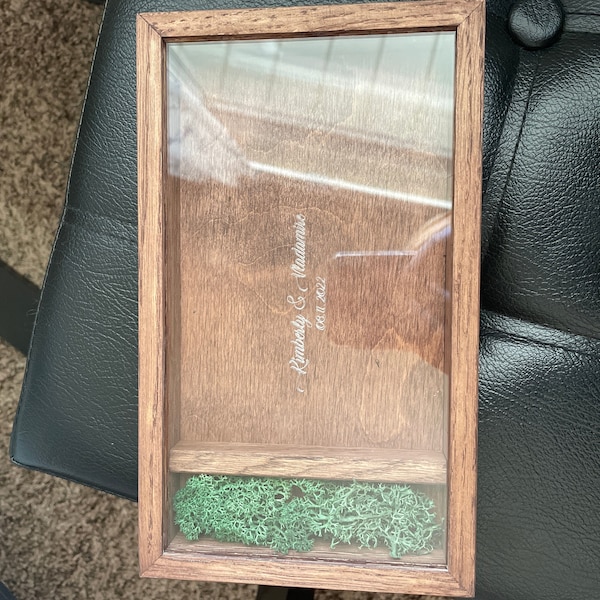 Wood Photo Box for Photo 4x6 & USB Box Holder 4"x6" Proof Box USB Stick ...