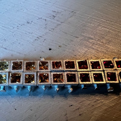 3mm Square Collet Recycled Sterling Silver or 9ct Gold Cast - Etsy