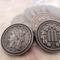 Smoke & Fire Tokens (10) - Etsy
