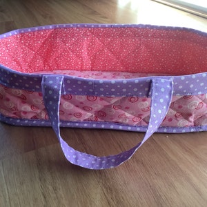 Simple Dolls Carrycot, Carry Bed, Moses Basket PDF Sewing Pattern - Etsy