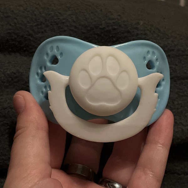Paw Print Adult Pacifier ABDL - Etsy