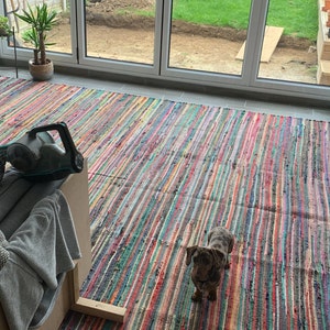 Denim Jean Blue Tight Weave Quality Rag Rug Small Medium Large - Etsy UK