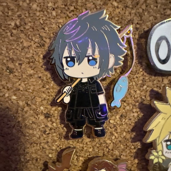 FF15 Noctis Prompto Ignis Gladiolus Hard Enamel Pin - Etsy