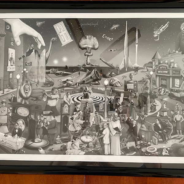 FIFTH DIMENSION Twilight Zone Wall Art Poster - Etsy