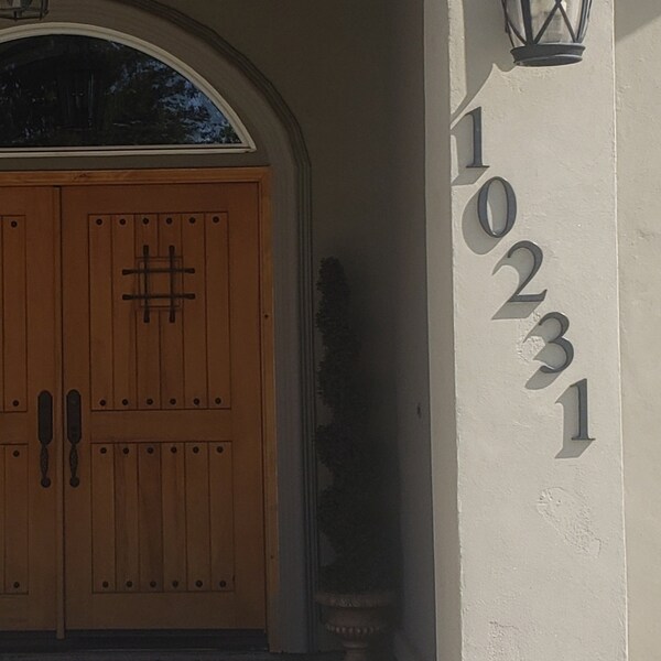 6 Inch Traditional & Modern House Numbers Letters - Etsy