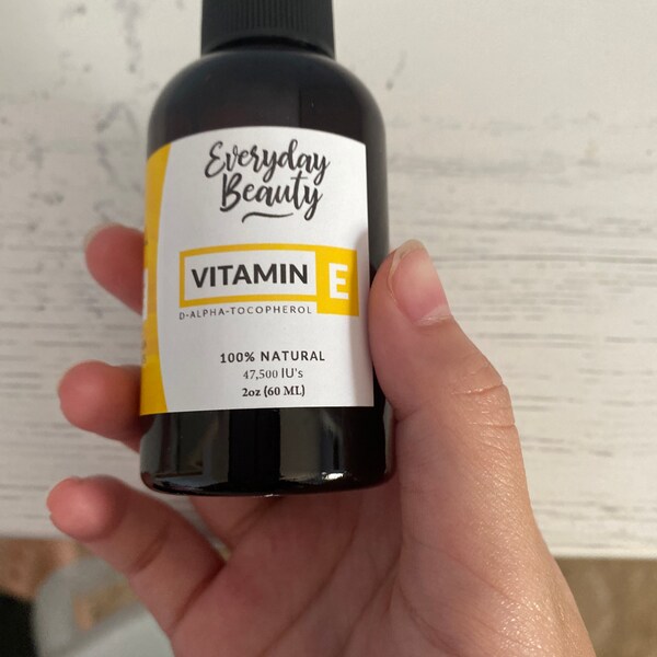 Organic Vitamin E Oil for Scars -USDA Certified 100% All Natural Plant ...