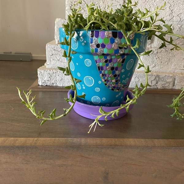 Mermaid Pot Custom Order - Etsy
