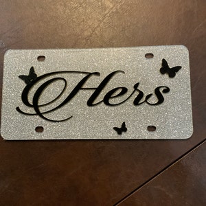 Custom can Do Any Name Mirror Laser License Plate - Etsy