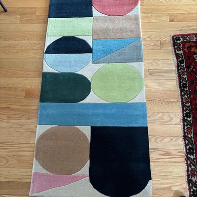 Luxury Kids Round Handtufted Rug All Cut Rug,wool Round Rug,high-low ...