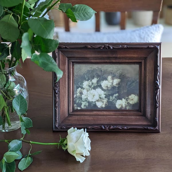 Brown Vintage Picture Frame 5x7. Ornate Photo Frame 13x18 Cm. - Etsy