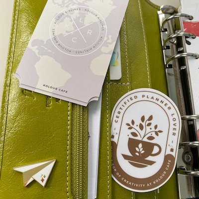 Magnetic Planner Charm Happy Mail Florals Enamel Planner Pin Hobonichi ...