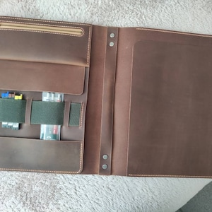 Personalized Vintage Leather Notepad Holder for TOPS Legal Pad - Etsy