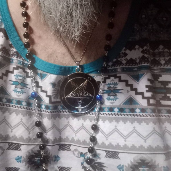 Large Sigil of Baphomet Pendant (bessy Version - Stainless Steel ...