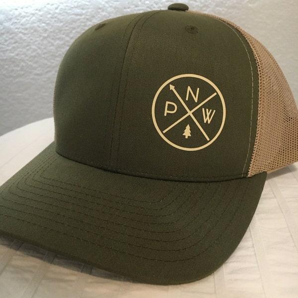 Iconic PNW Pride Mesh Trucker Hat - 7 Colors, Pacific Northwest ...