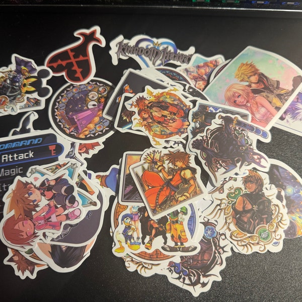 50 Piece Kingdom Hearts Sticker Set - Stickers - Collectible Stickers ...