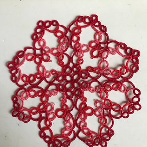 Tatting Pattern PDF little Quadrate for Shuttles - Etsy