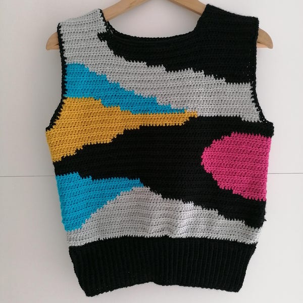 PDF Valley Vest Crochet Pattern - Etsy