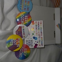 Positivity Badges, Set of Motivational Badges, Rainbow Badges, Positive ...