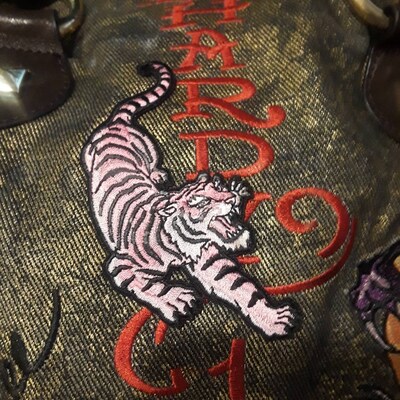 Pastel Tiger Patches Pink Lilac Aqua Mint Yellow Embrodered Iron on ...