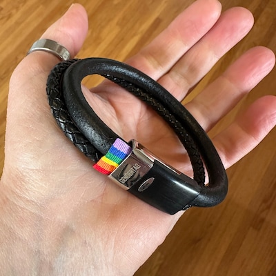 Transgender Bracelet, Trans Flag, Pride Ribbon, Trans Pride, Subtle ...