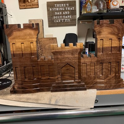 Standing Engineer Castle your Choice of Approx 14x8x1.5 or 21x13x1.5 ...