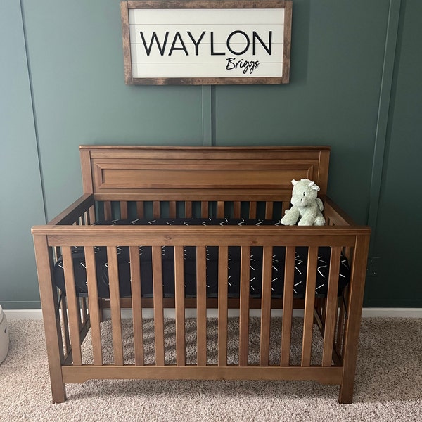 Nursery Wall Decor, Custom Nursery Name Sign, Above Crib Custom Baby ...