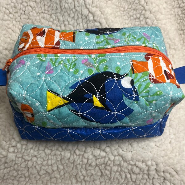 In the Hoop Machine Embroidery Pattern Floral Quilted Bag DIY Cosmetic ...