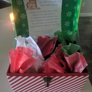 Digital Printable 12 Days of Christmas Poem Tags and Gift Ideas - Etsy