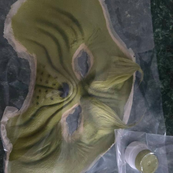 Star Trek Makeup Foam Latex Prosthetic Cardassian Brow & Chin - Etsy
