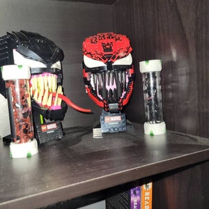 Venom/carnage Symbiote With Face/head Lab Capsule Prop Vial spider-man ...