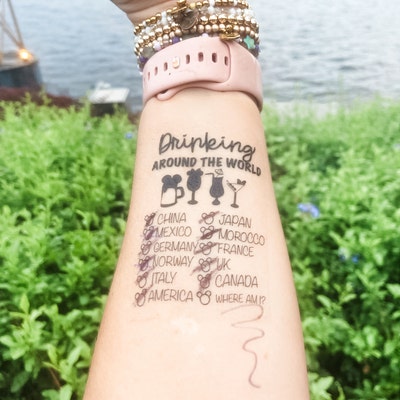 Drinking Around the World Tattoo-food & Wine Festival-epcot World ...