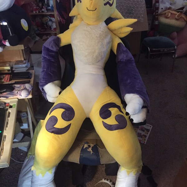 Renamon Custom Made Plush 79 - Etsy