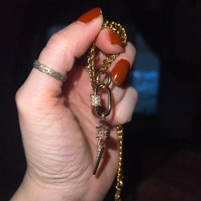 Gold Spring Gate Ring,push Gate Ring, 30x15mm Oval Ring Charm Holder ...