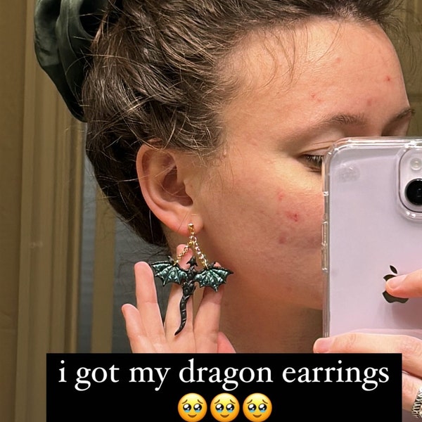 Dragon Earrings, Fantasy Earrings, Magical Earrings, Made to Order ...