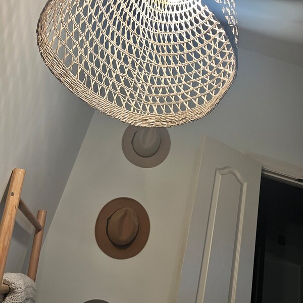 Bamboo Rattan Stick Lampshade Light Pendant, Handicraft, Handmade Shop ...