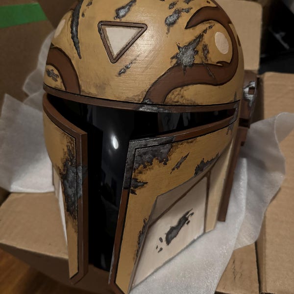 The Warden Mando Helmet - Etsy