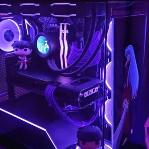 Gaming PC Mini Second Screen,real-time Power & Temperature Monitoring ...